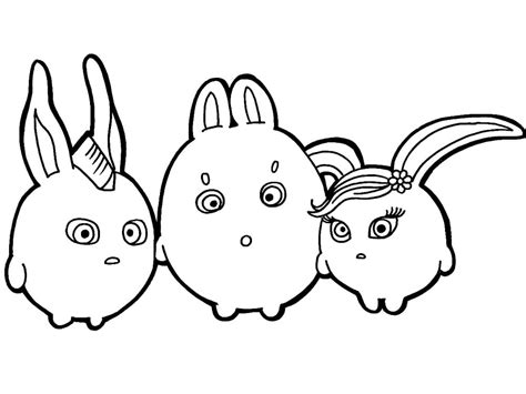 Desenhos De Turbo De Sunny Bunnies Para Colorir E Imprimir