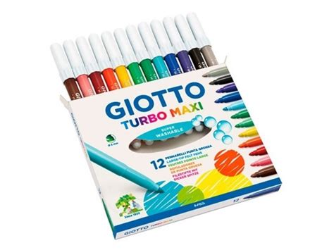 MARCADOR GIOTTO TURBO MAXI GRUESOS X12 PAPELERIA
