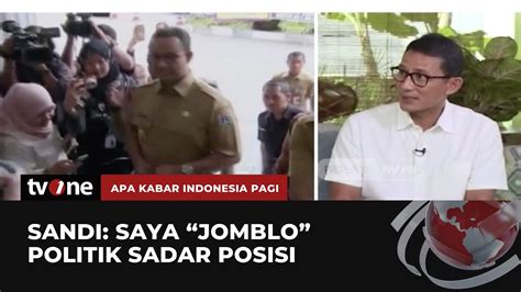 Ditanya Soal PKS Begini Respons Sandiaga Uno AKIP TvOne YouTube