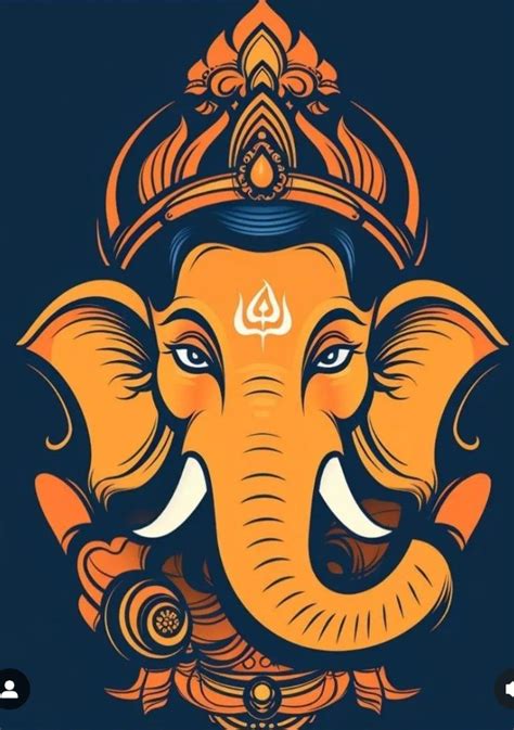 Pin By Seema Shewaramani On Ganpati Ganesh Art Paintings Ganesha Art