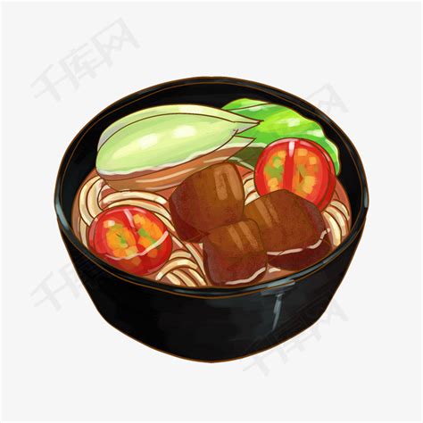 主食面条卡通小吃素材图片免费下载 千库网