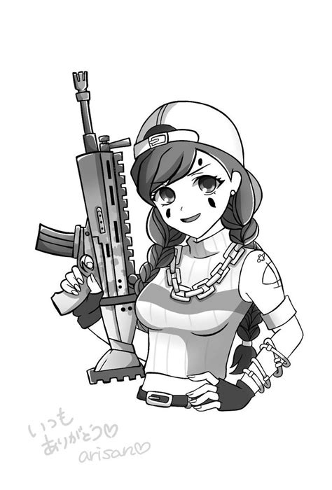 Fortnite Art Fanart Anime Character Drawing Character Drawing Cute Drawings