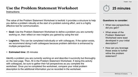 Solution Problem Statement Worksheet Studypool
