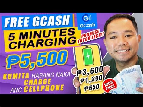 KUMITA NG FREE GCASH P5 500 HABANG NAKA CHARGE ANG CELLPHONE DIRECT