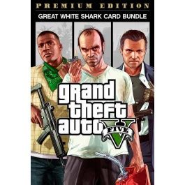 Grand Theft Auto V Premium Edition Megalodon Shark Card Bundle