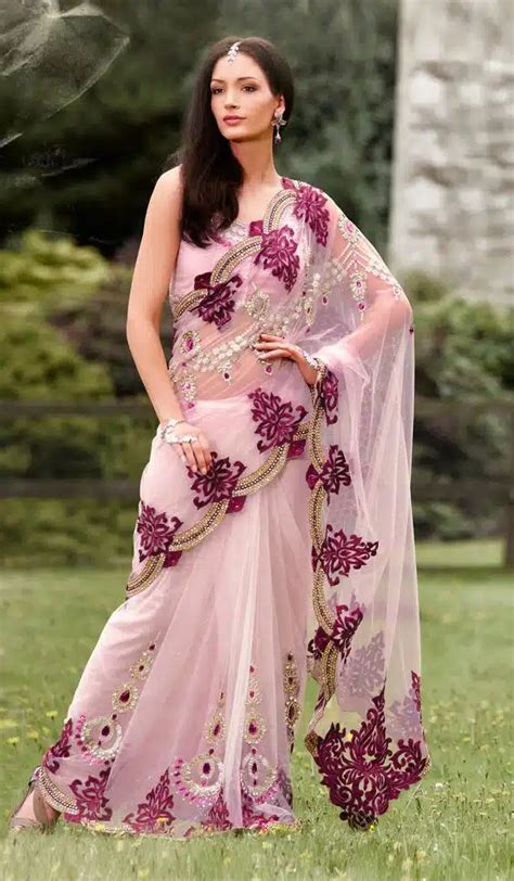 60 Trendy Net Saree Blouse Designs 2024