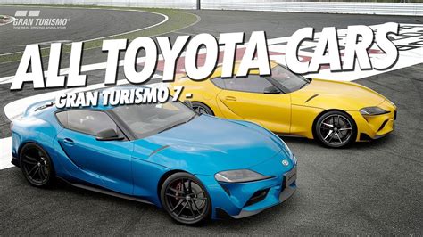 Gran Turismo 7 ALL TOYOTA Car List FULL BODY With PS5 Ultra High