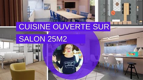 Cuisine ouverte sur salon 25m2 à 30m2 6 projets Inspiration maison