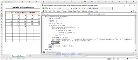 How To Use Excel VBA DoEvents Function ExcelDemy