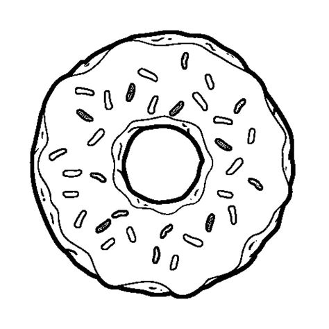 Desenhos De Rosquinha Para Colorir Imprima Gratuitamente A4