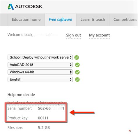 find serial numbers and product keys for educational licenses download and install autodesk