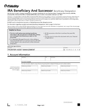 Fillable Online Use This Form To Add Or Change A Beneficiary Or