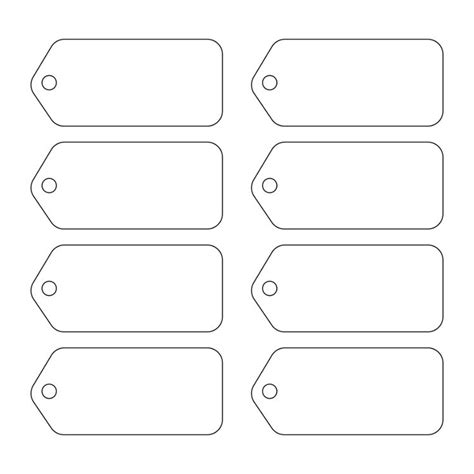 Printable Blank Gift Tags Template Free Printable Tags Templates
