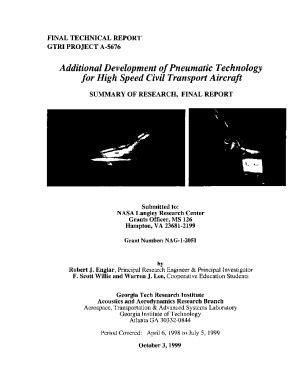 Fillable Online Ntrs Nasa Z Y The Evolution Of The High Speed Civil