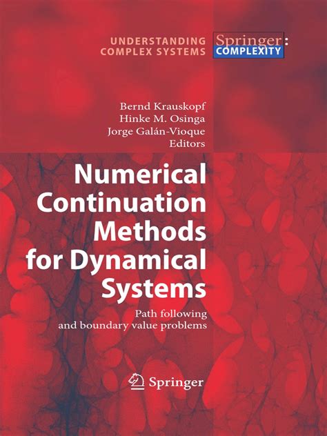 numerical continuation methods for dynamical systems pdf complex systems dynamical system