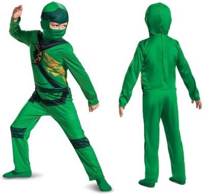 LEGO strój karnawał NINJAGO maska LLOYD 7 8 lat 8860695523