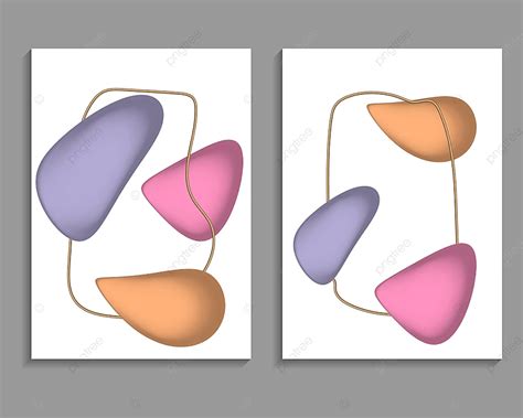 Abstract Organic Shapes Vector Art PNG Abstract Organic Shapes Poster