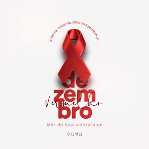 Ame Se Cuide Se Vista Se E Previna Se Dezembro Vermelho Social Media