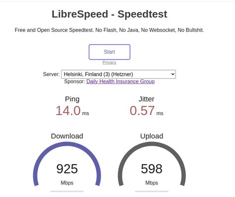 Results Very Different From Web Version Issue 1 Librespeed