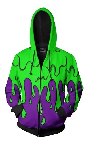 Camperas Egresados Fl Fabrica Full Print Verde Y Violeta