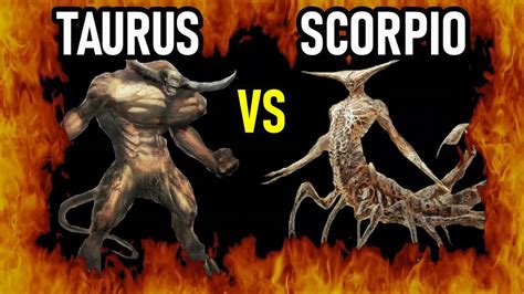 Tauro Vs Escorpio Quien Gana Pelea Who Wins Fight Taurus Scorpio