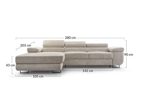 Canapé d angle gauche 6 places convertible avec coffre et têtières