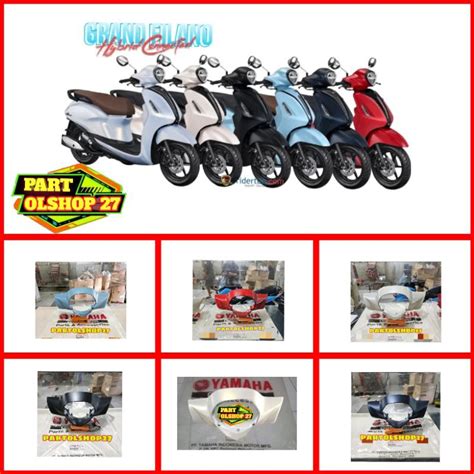 Jual COVER BATOK DEPAN KEPALA LAMPU ASLI ORIGINAL YAMAHA GRAND FILANO