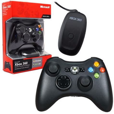 Controle Xbox 360 Sem Fio Wireless Receptor Usb Para Pc R 159 99