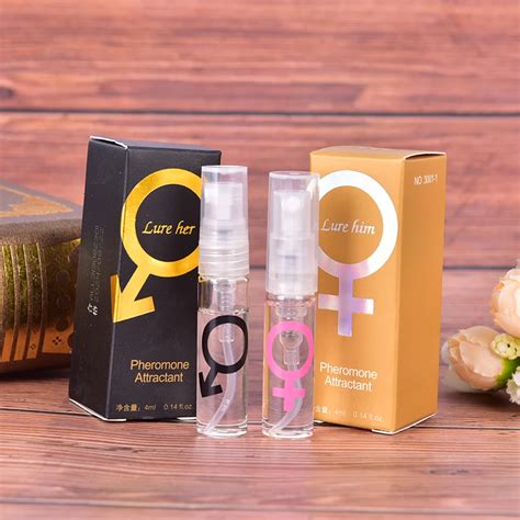 Feromônio perfume corporal para atrair mulheres ou homens Spray 4ml
