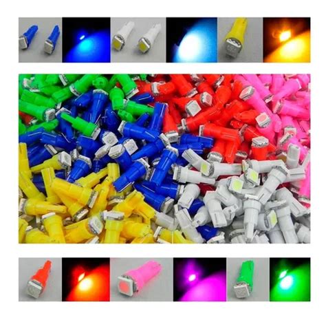 Kit 5 Lâmpadas T5 Led Pinguinho Painel Carro Moto Mosquito MercadoLivre
