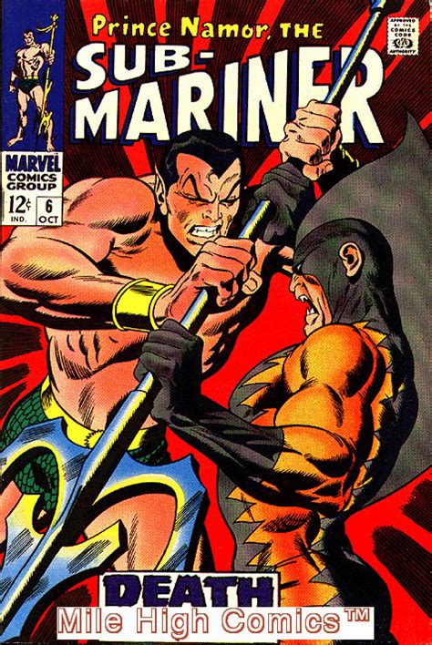 SUB MARINER 1968 Series PRINCE NAMOR SUB MARINER 6 Very Good