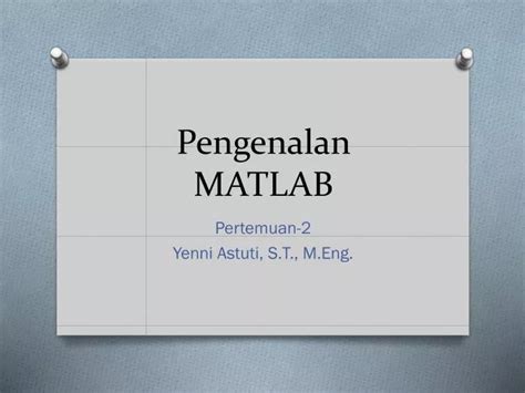 pengenalan matlab 02 array dan matriks youtube