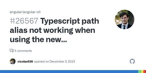 Typescript Path Alias Not Working When Using The New Angular Devkit