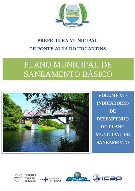 PDF PLANO MUNICIPAL DE SANEAMENTO BÁSICO Milton Jairo Soares