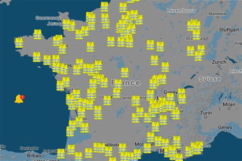Blocages gilets jaunes la carte des blocages prévus ce dimanche 17