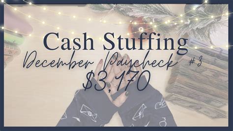 2nd Paycheck Of December Cash Stuffing 3 170 Cash Envelopes