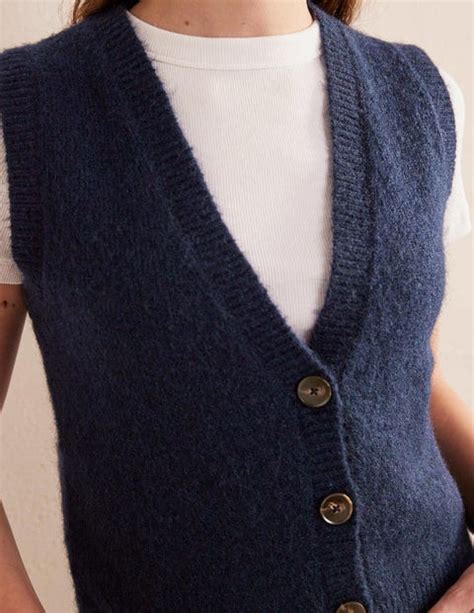 Gilet Sans Manches Bleu Marine Boden FR