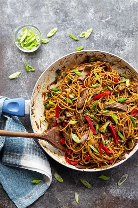 Beef Teriyaki Noodle Stir Fry