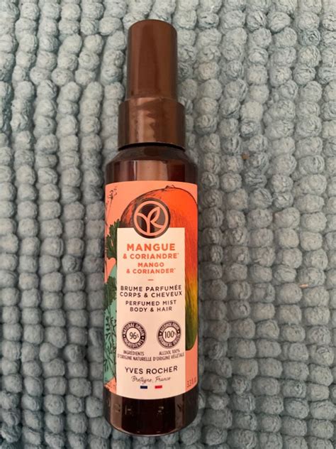 Yves Rocher Brume Parfumée Mangue et Coriandre 100 ml INCI Beauty