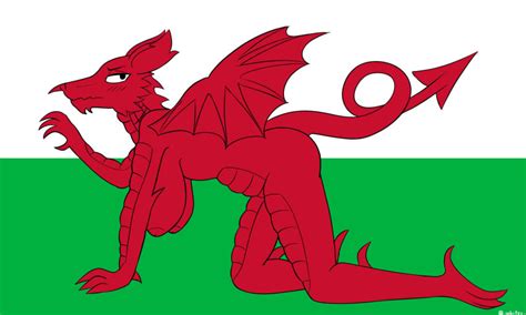 Rule 34 Big Breasts Blush Breasts Bruh Dragon Female Female Only Flag Looking At Viewer Red