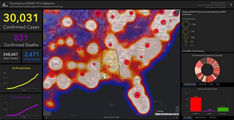 Samford Professor Creates Covid Data Dashboard For State Students