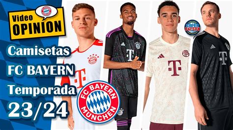 CAMISETAS DE LA TEMPORADA 2023 2024 DEL BAYERN MUNICH VIDEO OPINIÓN