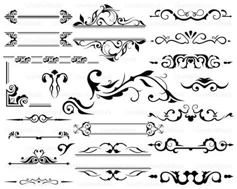 Swirl Svg Scroll Clipart Swirl Svg Swirl Silhouette Scroll Etsy