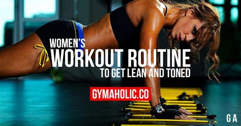 Lean Muscle Workout Plan Female