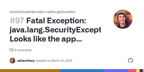 Fatal Exception Java Lang Securityexception Looks Like The App Doesn