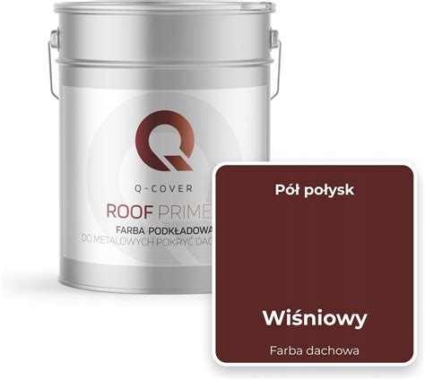 Farba Q Cover Farba Dachowa Wiśniowa 3009 10L Opinie i ceny na Ceneo pl