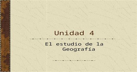 Introduccion A La Geografia Ppt Powerpoint