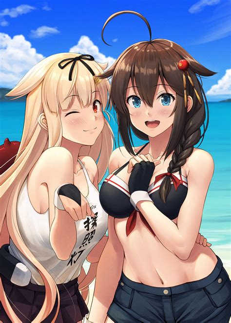 Shigure Yuudachi Shigure Kai Ni Yuudachi Kai Ni Enemy Lifebuoy And