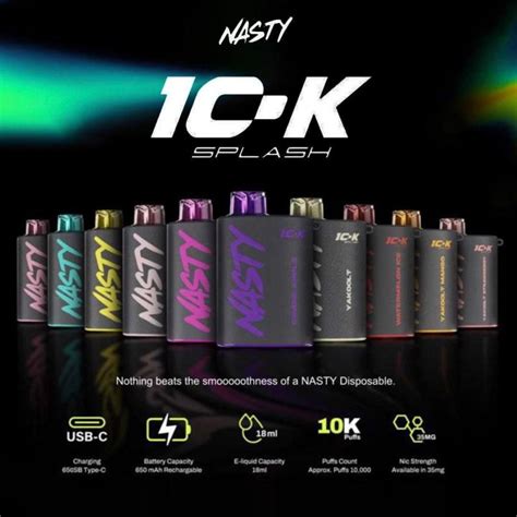 Nasty Splash Puffs Disposable Pod Lazada