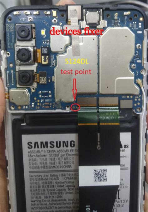 Samsung Galaxy A32 A325F Test Point ISP EMMC PinOUT 52 OFF